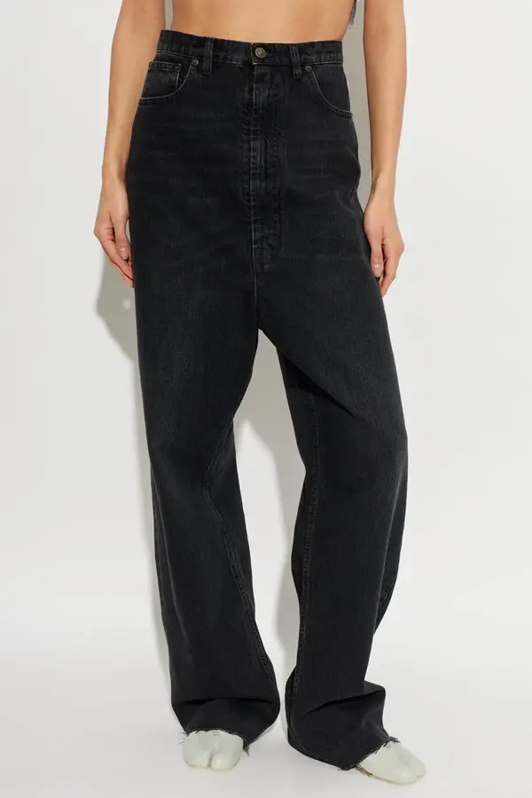 MAISON MARGIELA Wide-leg Jeans - Black