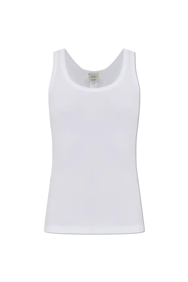 Hanro X Adam Ribbed Knit Tank Top - White