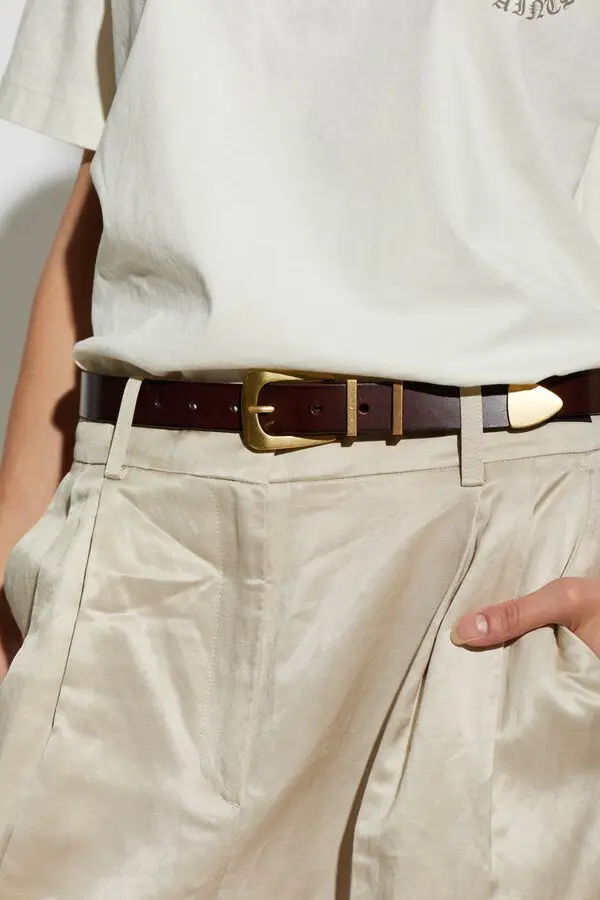 ALLSAINTS Leather Belt - Brown