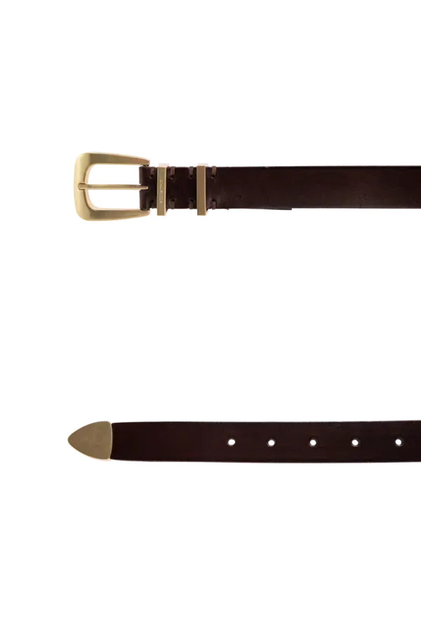 ALLSAINTS Leather Belt - Brown