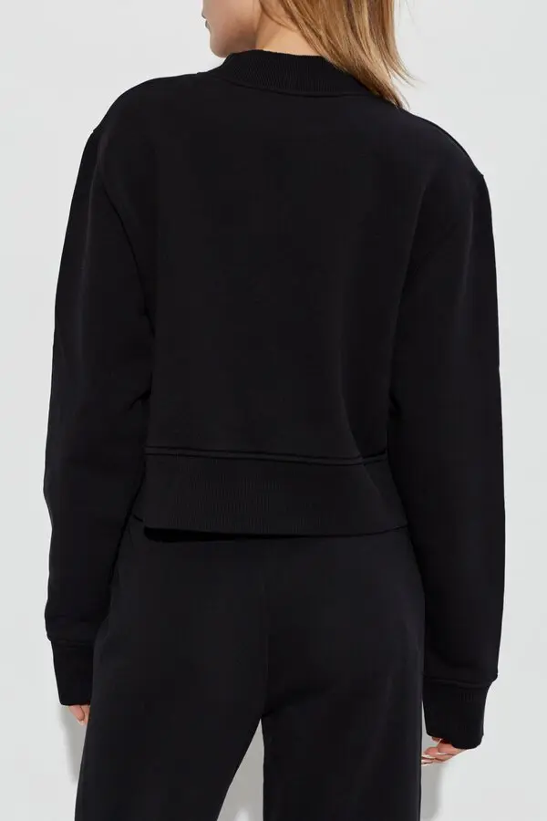 Palm Angels Teddy Bear Motif Sweatshirt - Black