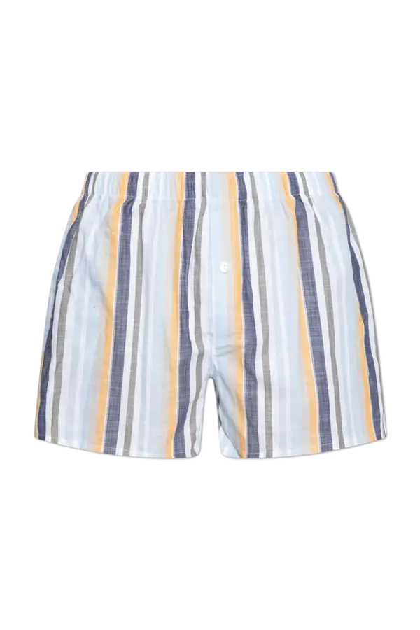 Hanro Boxer Shorts With Stripe Pattern - Multicolour