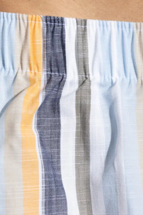 Hanro Boxer Shorts With Stripe Pattern - Multicolour