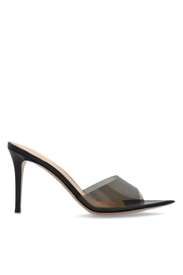 GIANVITO ROSSI Elle 85 Heeled Mules - Black