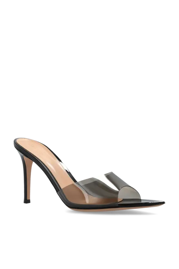 GIANVITO ROSSI Elle 85 Heeled Mules - Black