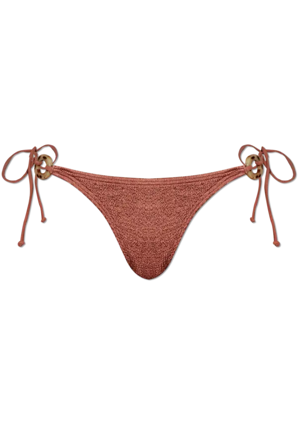 Bond Eye Ring Tie" Bikini Bottom - Pink