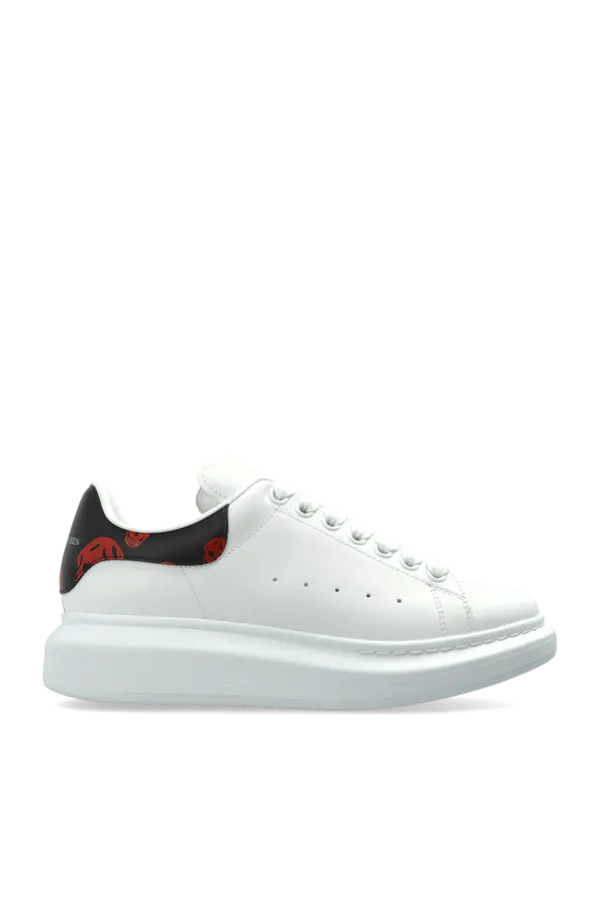 Alexander McQueen Leather Low-top Sneakers With Logo - White