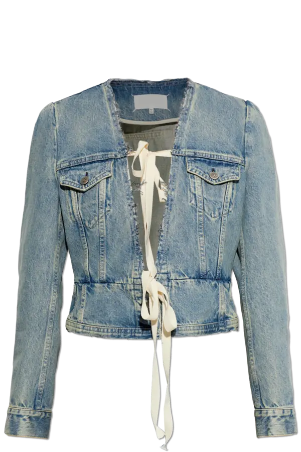MAISON MARGIELA Denim Jacket With ‘vintage’ Effect - Blue