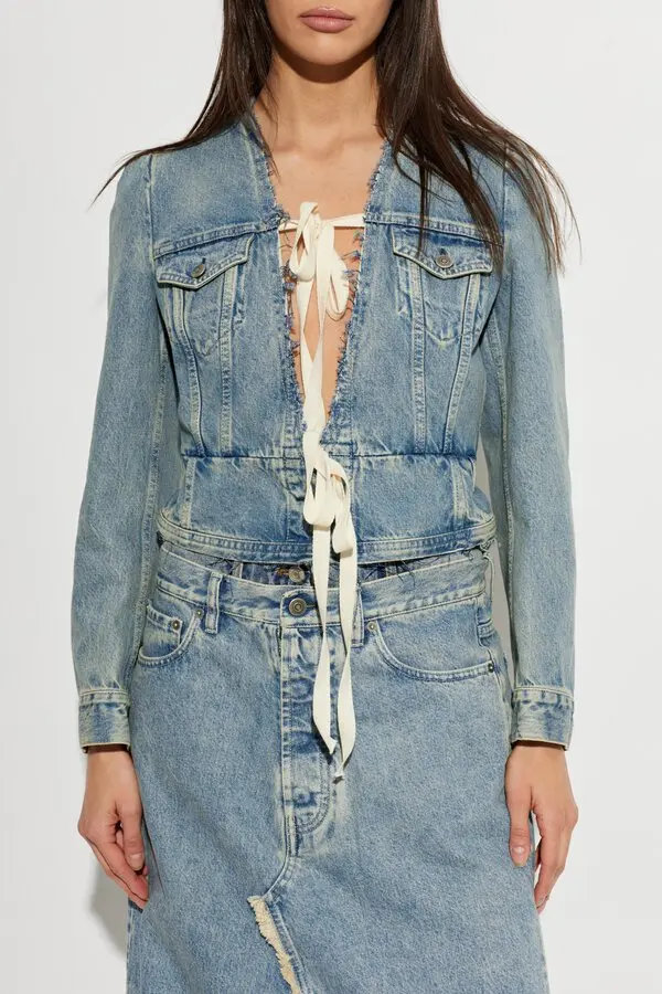 MAISON MARGIELA Denim Jacket With ‘vintage’ Effect