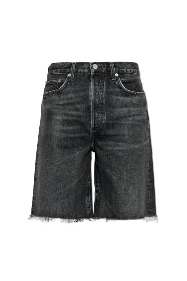 AGOLDE Anson Denim Shorts - Black