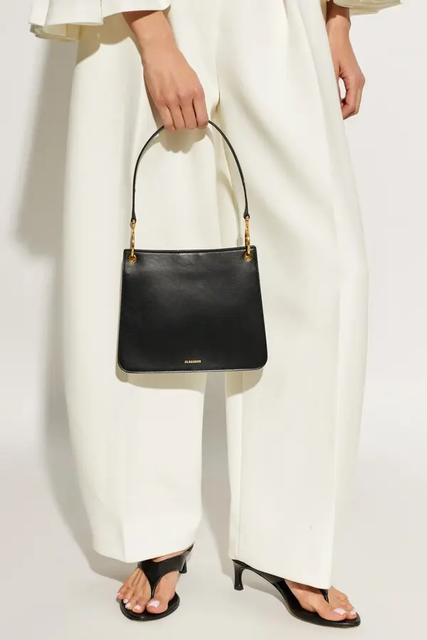JIL SANDER Otto Small Shoulder Bag - Black