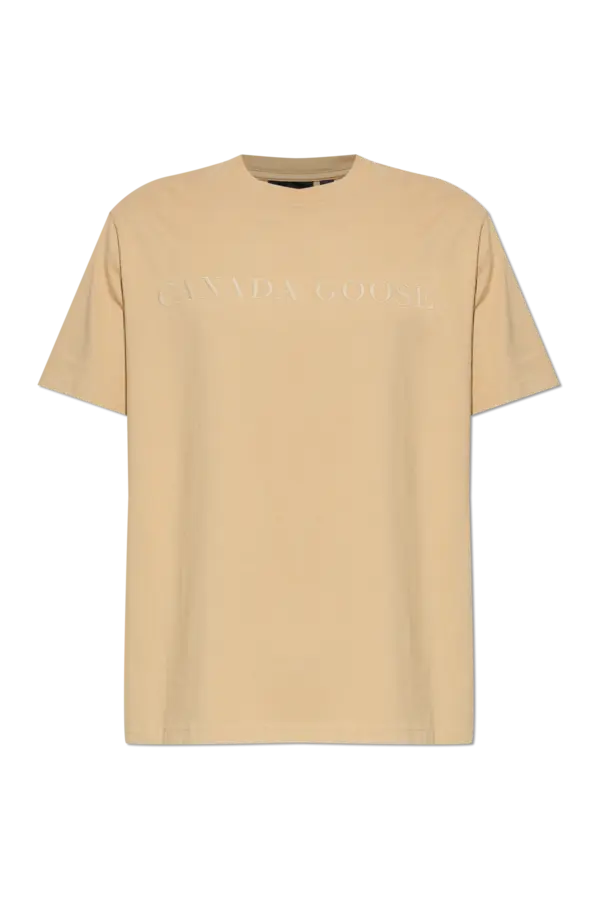 Canada Goose T-shirt With Logo - Beige