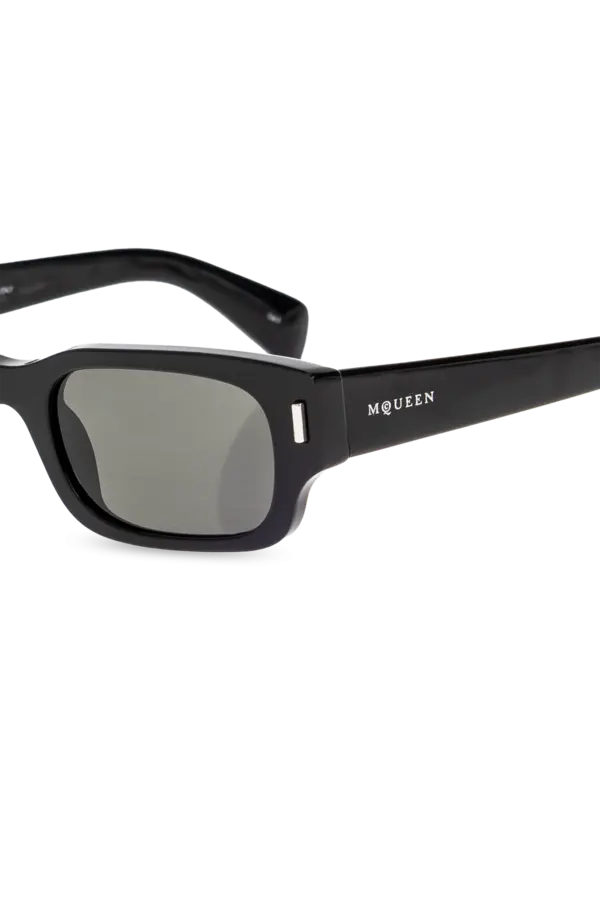 Alexander McQueen Rectangle Sunglasses - Black