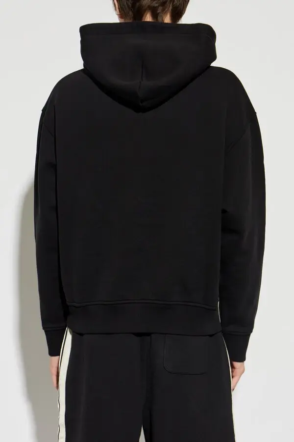 Palm Angels Plush Teddy Bear Appliqué Hoodie
