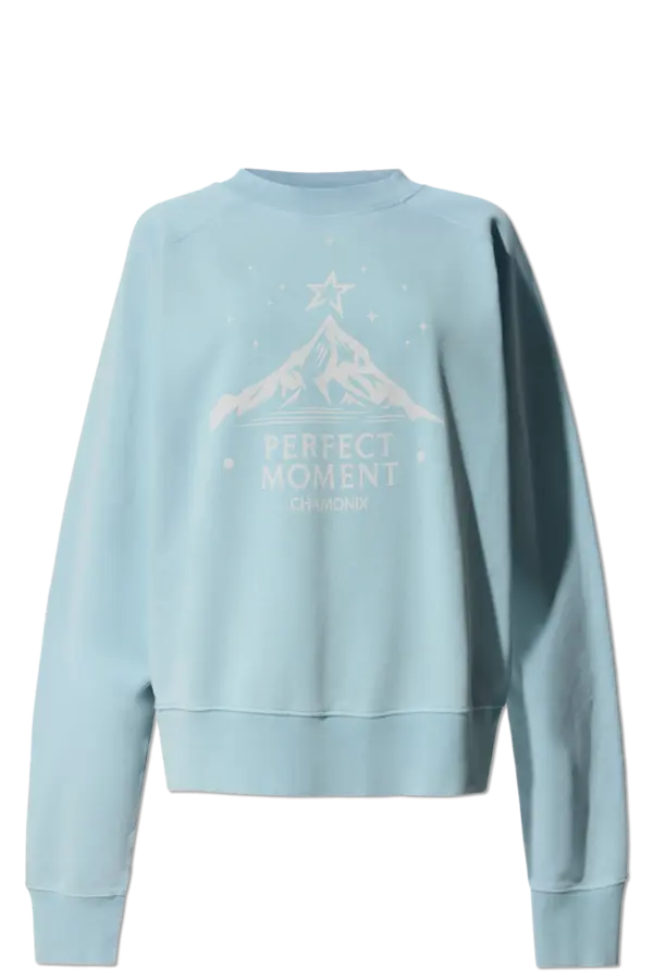 Perfect Moment Vintage-effect Sweatshirt - Blue