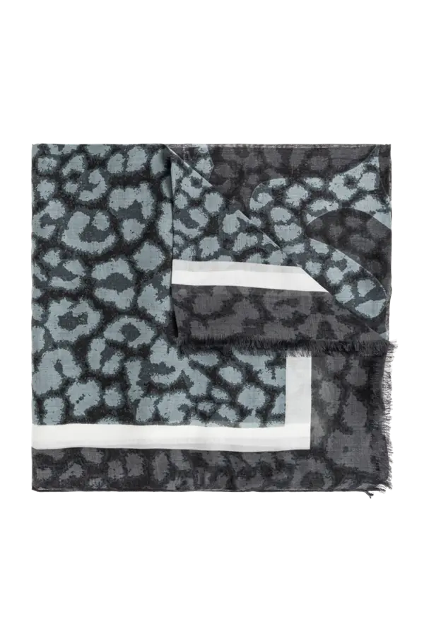 ALLSAINTS Patterned Scarf - Grey