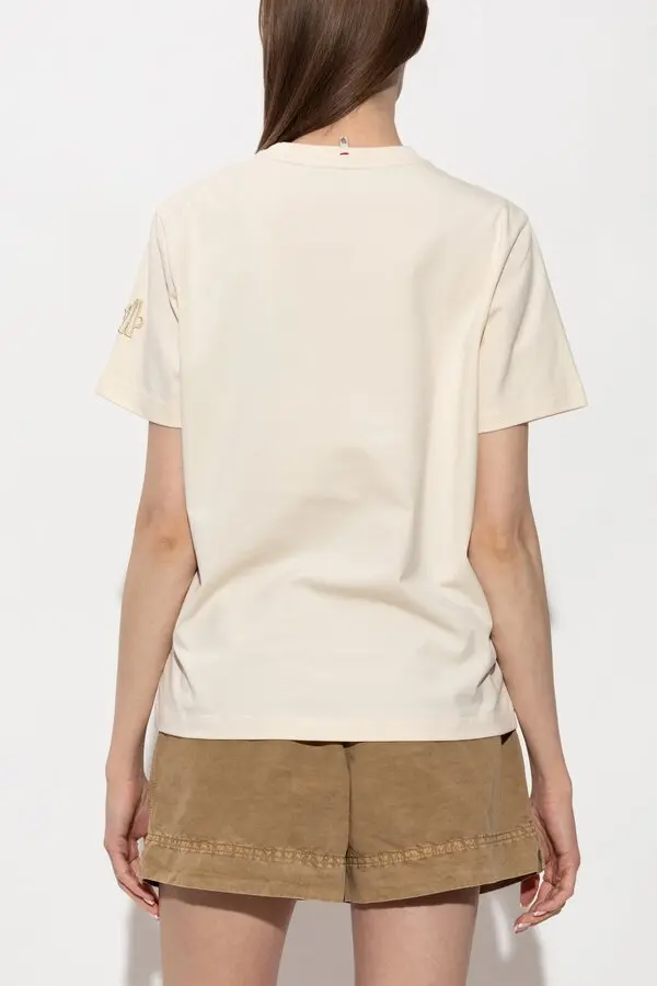 Moncler Day-namic T-shirt - Cream