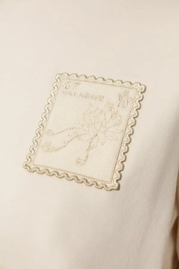 Moncler Day-namic T-shirt - Cream