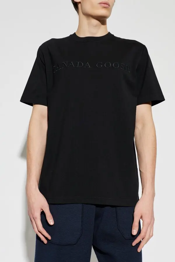 Canada Goose T-shirt With Logo - Black