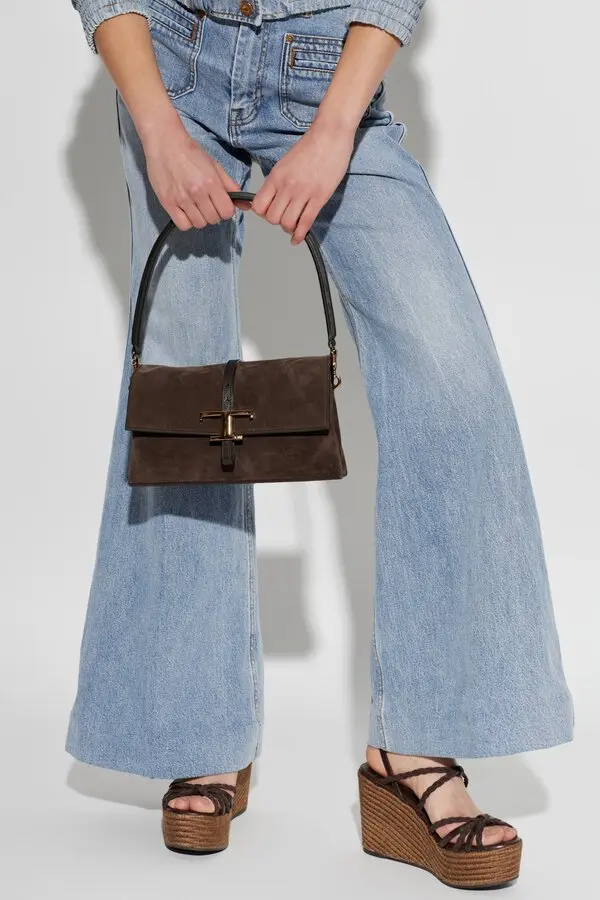 TOD’S Suede Shoulder Bag