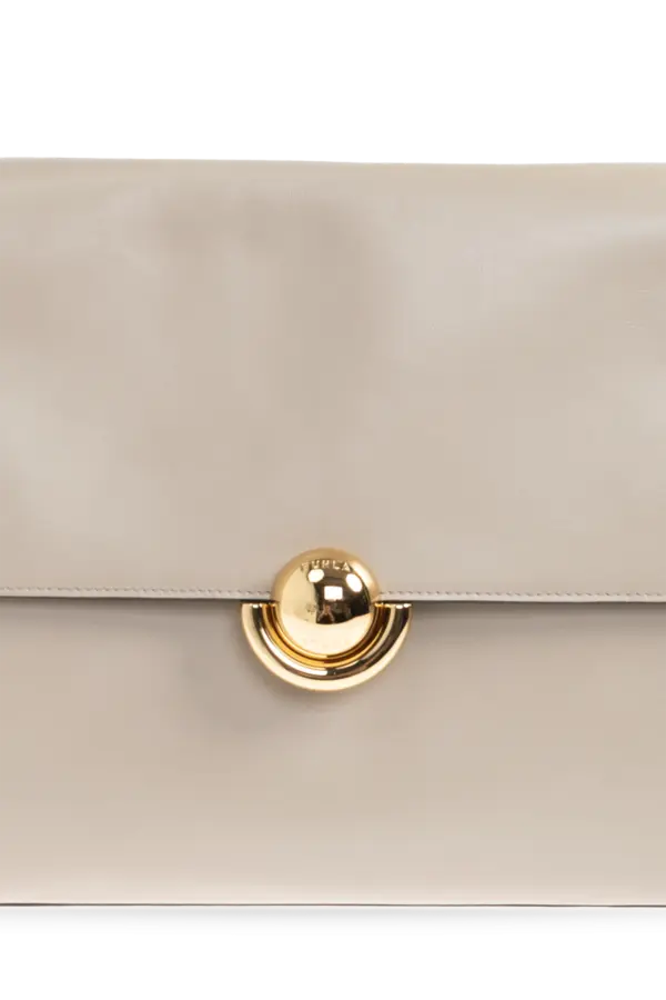 Furla Domus Medium Shoulder Bag - Grey