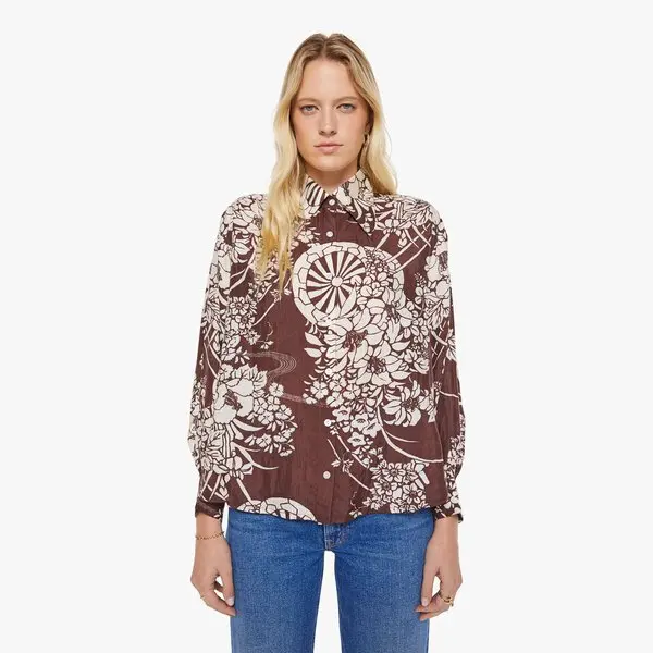 Alix Of Bohemia Emery Auburn Spoke Shirt - White