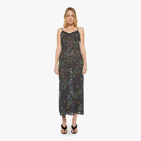 Alix Of Bohemia Athens Slip Dress - Black