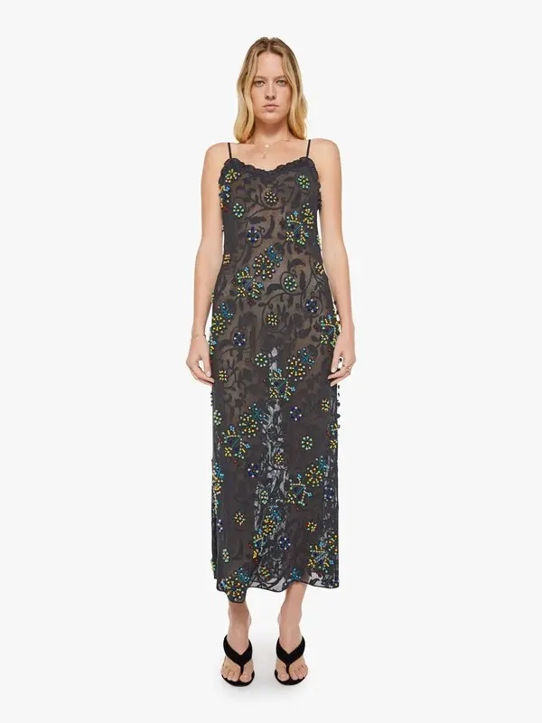 Alix Of Bohemia Athens Slip Dress - Black