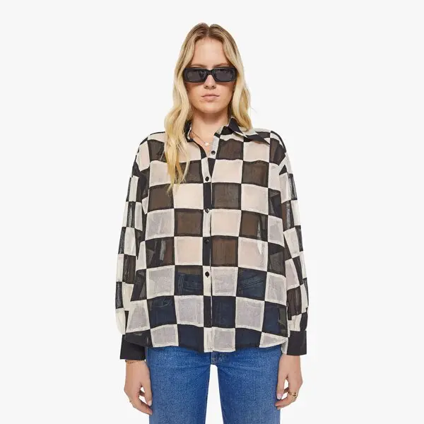 Alix Of Bohemia Emery Harlequin Shirt - White