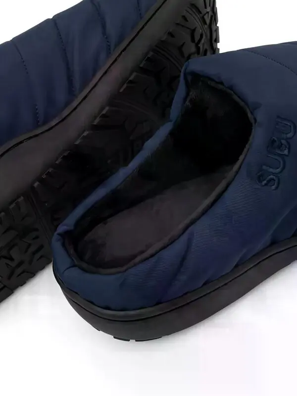 SUBU Nannen F-line Quilted Slippers - Blue