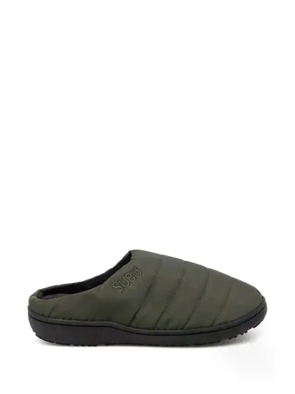 SUBU Quilted Slippers - Green