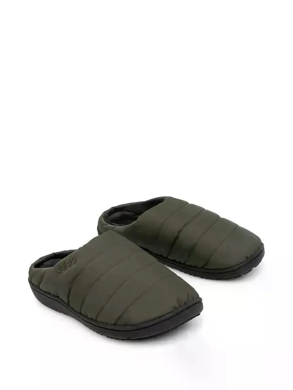 SUBU Quilted Slippers - Green