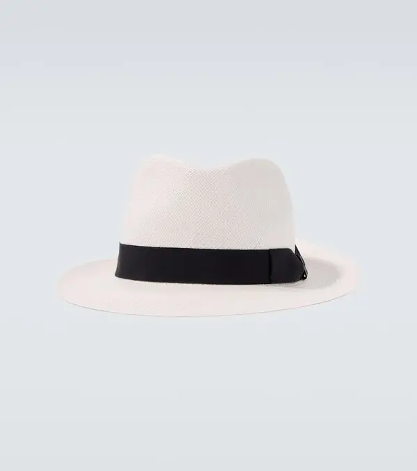 Brioni Panama Hat - White