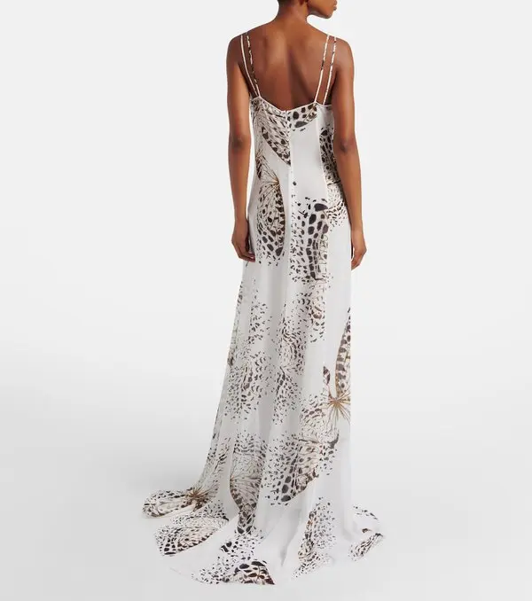 Blumarine Floral Maxi Dress