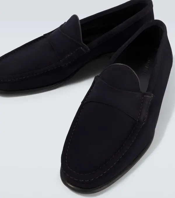 Magnanni Suede Loafers - Blue
