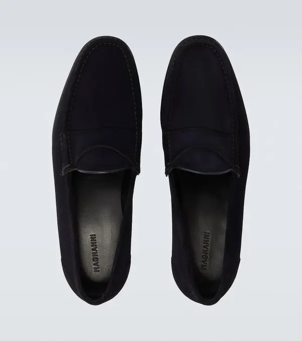Magnanni Suede Loafers - Blue