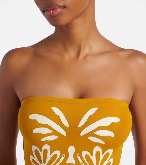 ERES Maharani Printed Swimsuit - Yellow