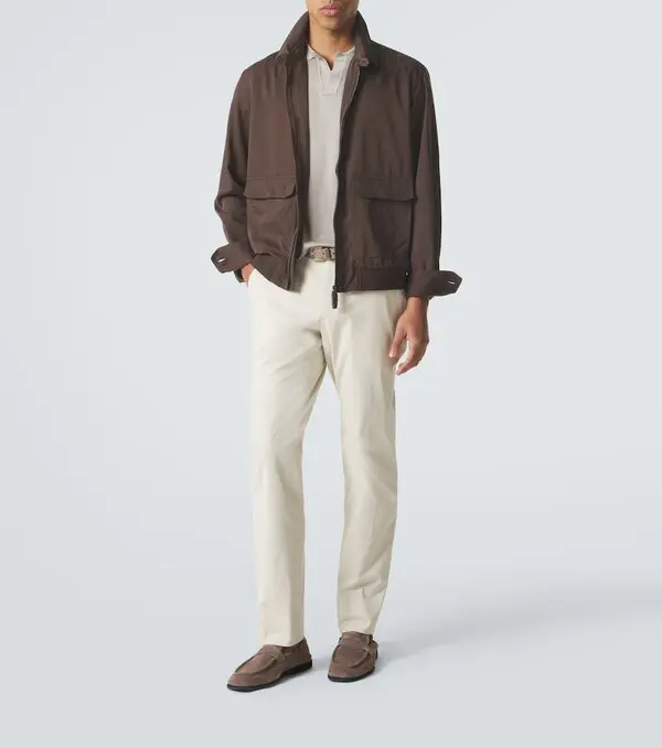 Brioni Suede Loafers - Beige