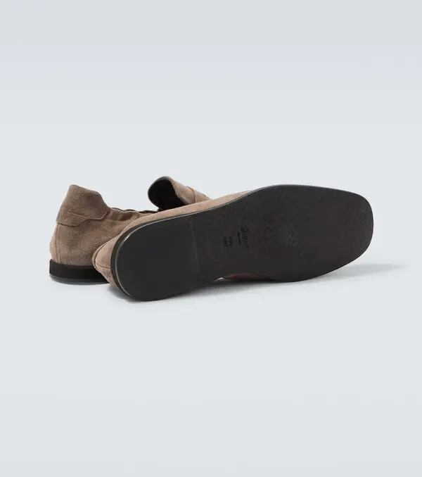 Brioni Suede Loafers - Beige