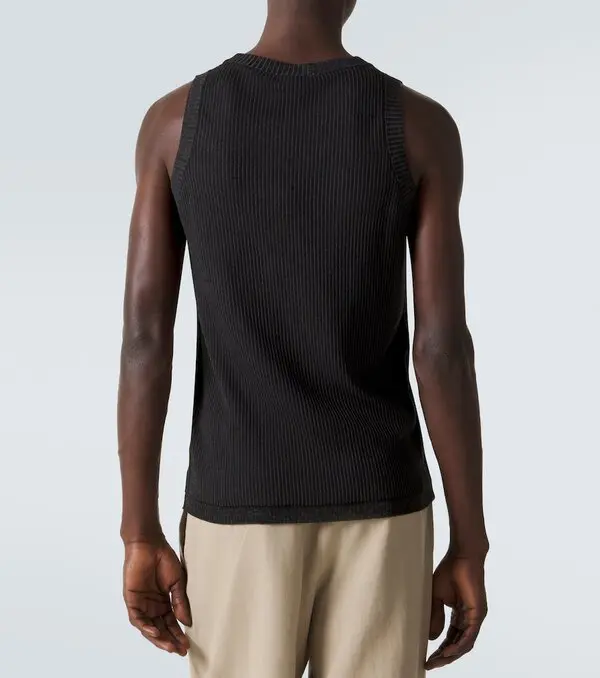 Brioni Ribbed-knit Tank Top