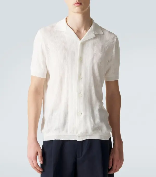 Brioni Linen And Cotton Shirt