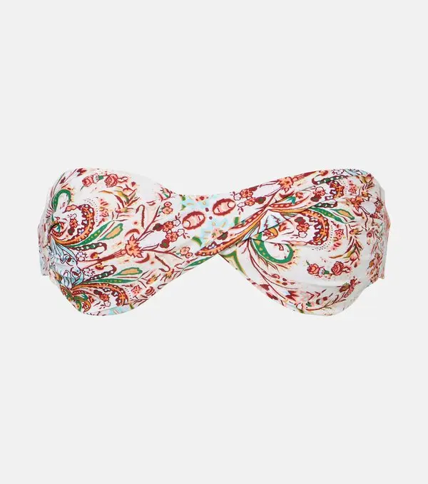 Melissa Odabash Martinique Bandeau Bikini Top - Multicoloured