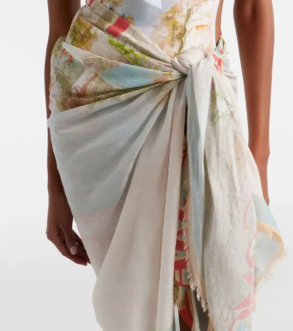 Zimmermann Como Printed Silk Scarf
