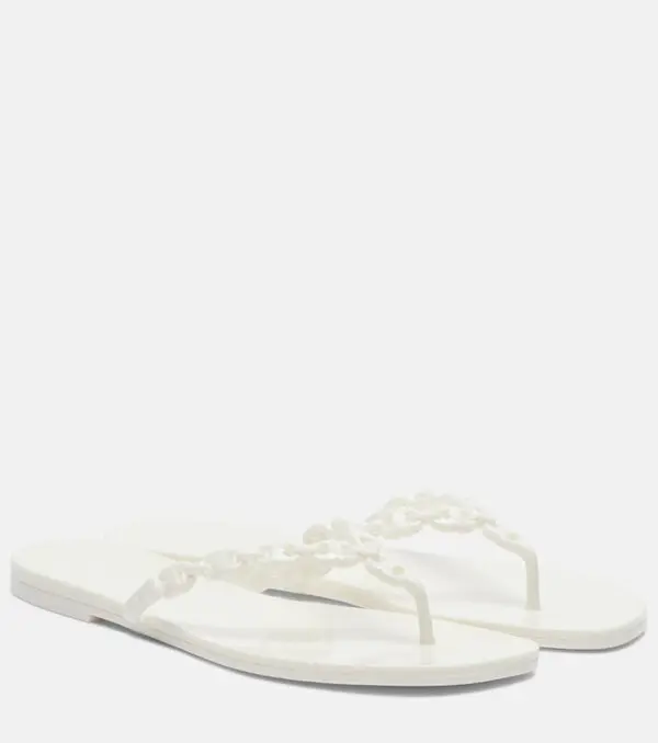 Tory Burch Gemini Thong Sandals - White