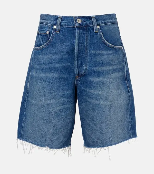 Citizens Of Humanity Ayla Denim Bermuda Shorts - Blue