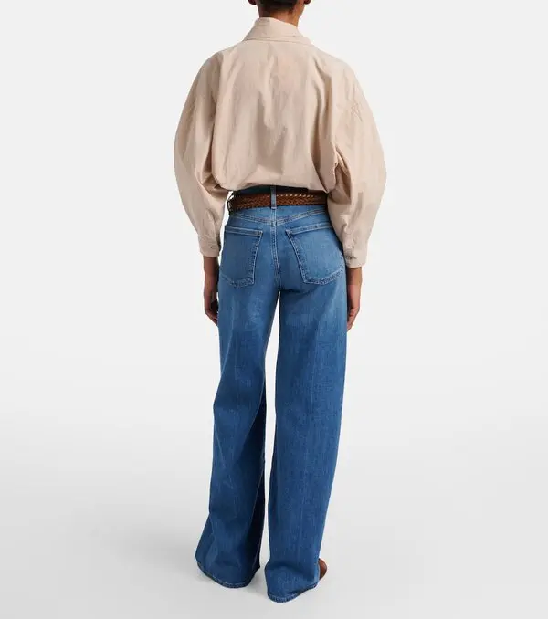 Citizens Of Humanity Lyra Wide-leg Jeans In Soft - Blue