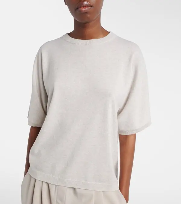 Brunello Cucinelli Cashmere Sweater - White