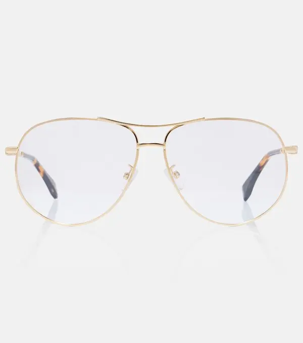 Fendi Fendigraphy Aviator Glasses - Gold