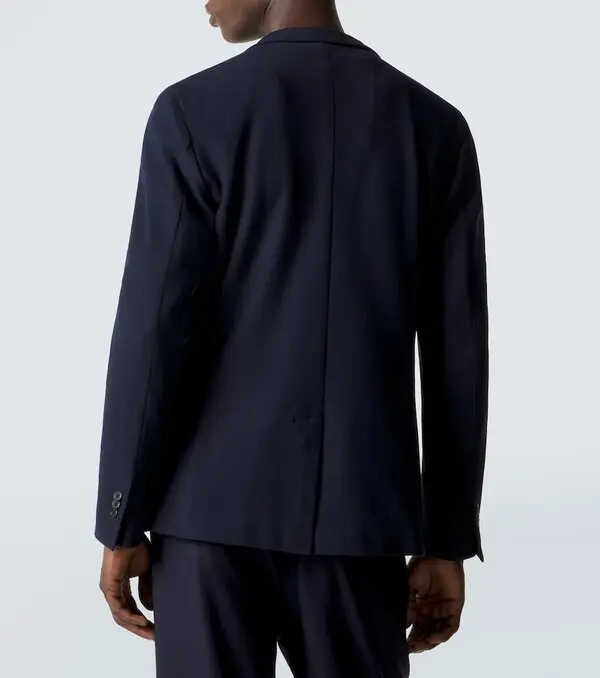 SLOWEAR Cotton Blazer - Blue