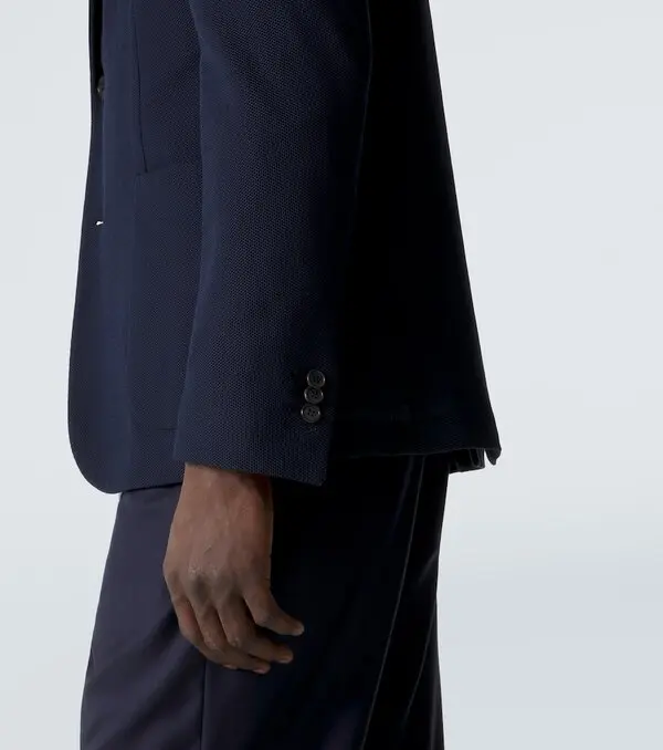 SLOWEAR Cotton Blazer - Blue